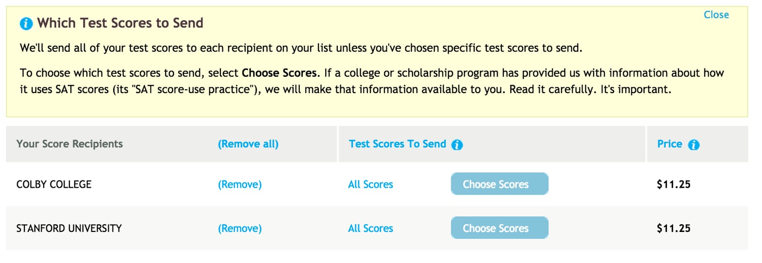 How to Send SAT Scores to Colleges · PrepScholar