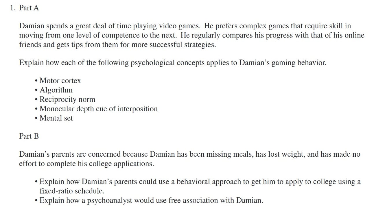 How to Ace AP Psychology FRQs · PrepScholar