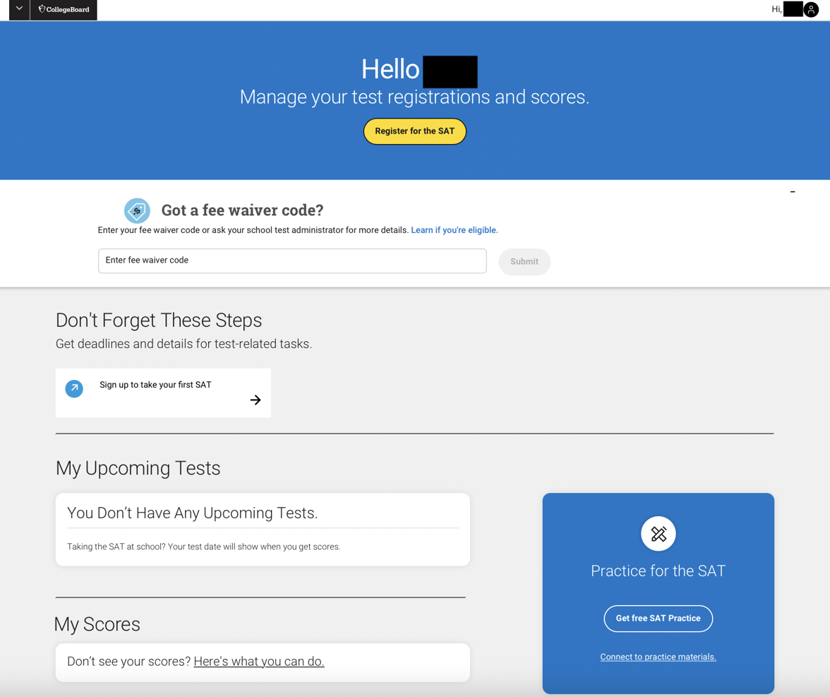 Step-by-Step Guide With Pictures: SAT Registration · PrepScholar