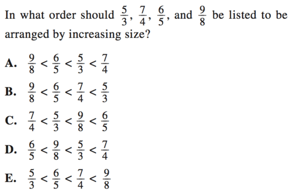 Complete Guide to Fractions and Ratios in ACT Math · PrepScholar