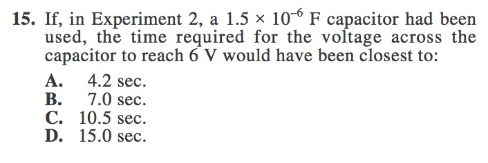 ACT Science Calculating Questions: Data Interpolation + Extrapolation