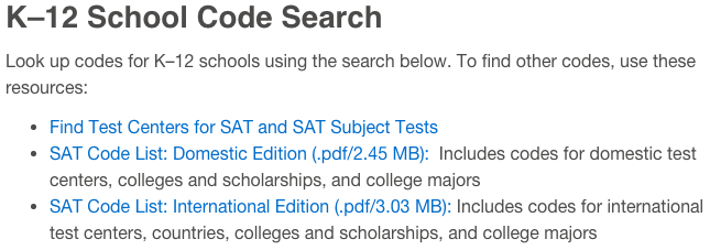 CEEB Code Lookup: Step-by-Step Guide · PrepScholar