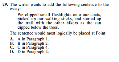 Macro Logic in ACT English: Sentence and Paragraph Order · PrepScholar
