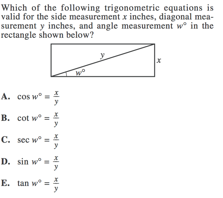 ACT Trigonometry: The Complete Guide · PrepScholar