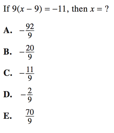 Single Variable Equations in Algebra: ACT Math Strategies · PrepScholar